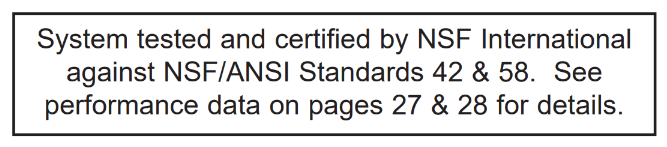 What is a NSF / ANSI Certification? – Morton